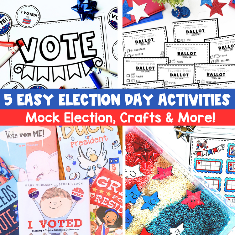 5 Easy Election and Voting Activities for Kids – Running Turtle Resources