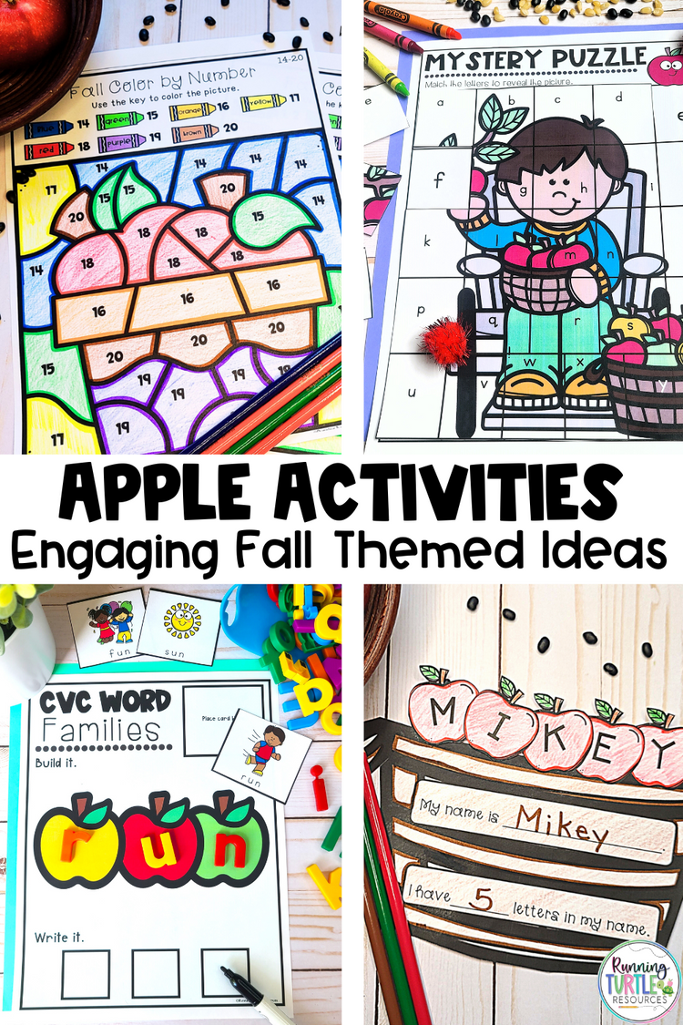 5 Favorite Apple Activities for Kindergarten – Running Turtle Resources