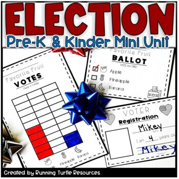 ELECTION Voting Mini Unit l PRESCHOOL Kindergarten 1st Grade – Running ...