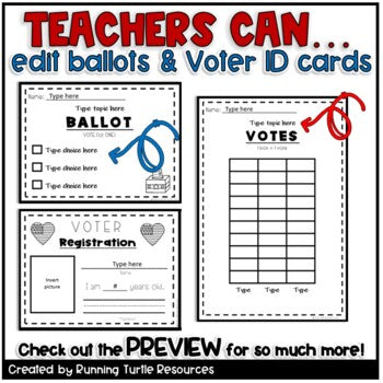 ELECTION Voting Mini Unit l PRESCHOOL Kindergarten 1st Grade – Running ...